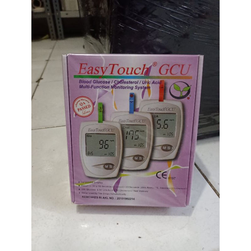 Jual Alat cek darah glucose, asam urat dan cholesterol Easy touch GCU 3 ...