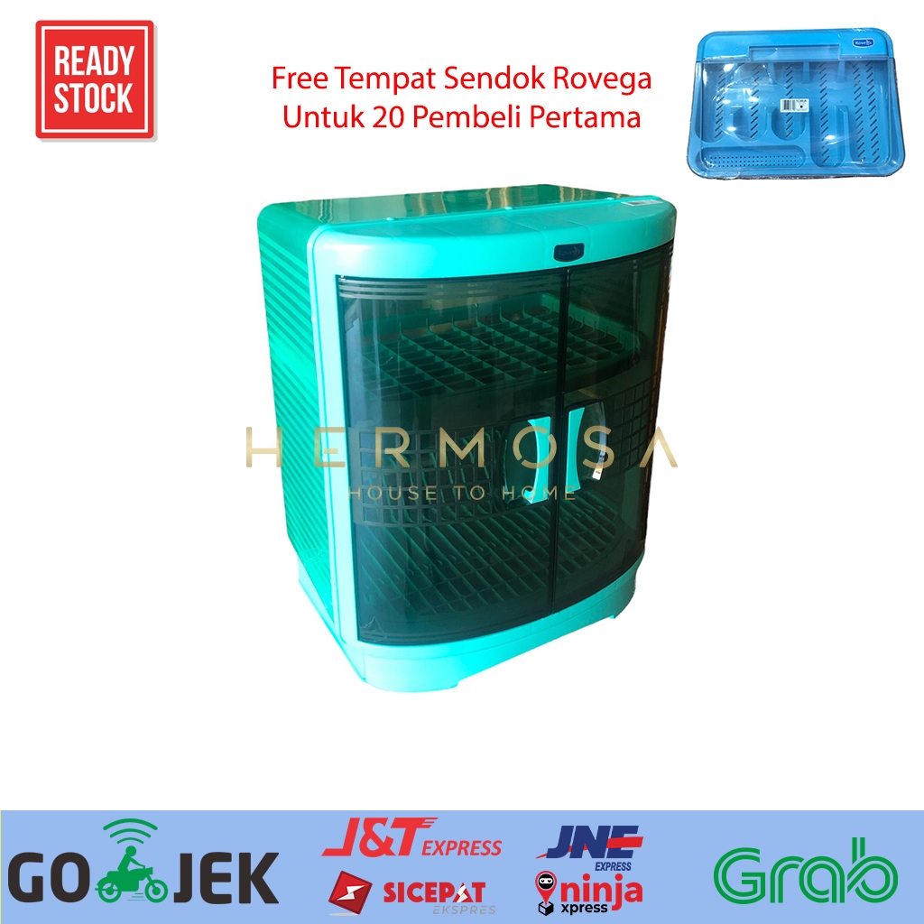 Jual Rovega Rak Piring / Lemari Piring Paloma PLM 200 Food Grade ...