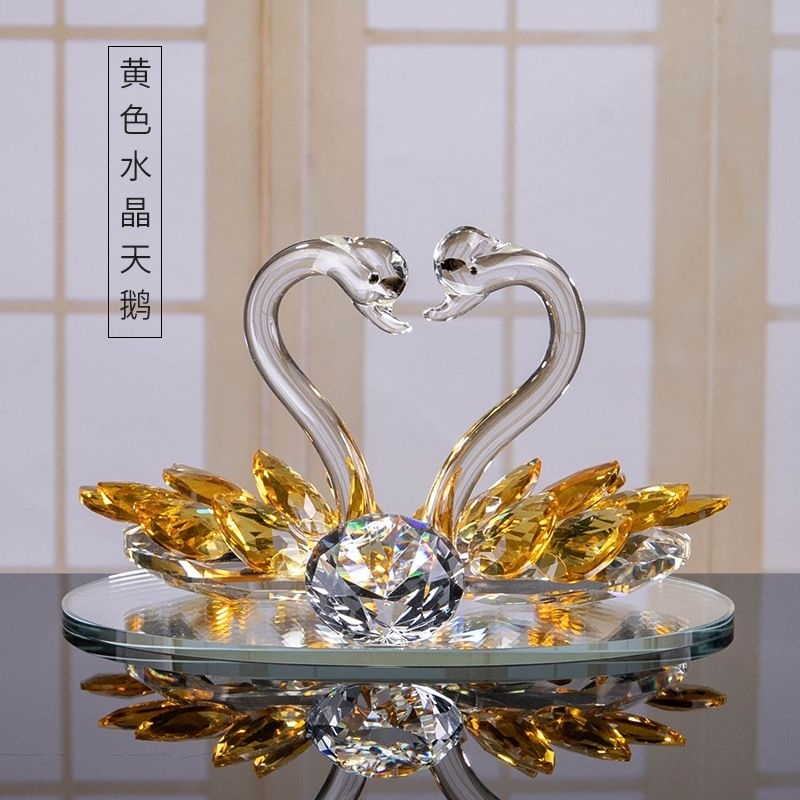 Jual Dassom Kristal Angsa Swan Untuk Wedding Pernikahan / Angsa Kristal ...