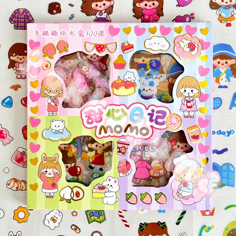 Jual ( KKM ) NEW MOMO Sticker Box NONO / MOMO 2D Dekorasi Anak ...