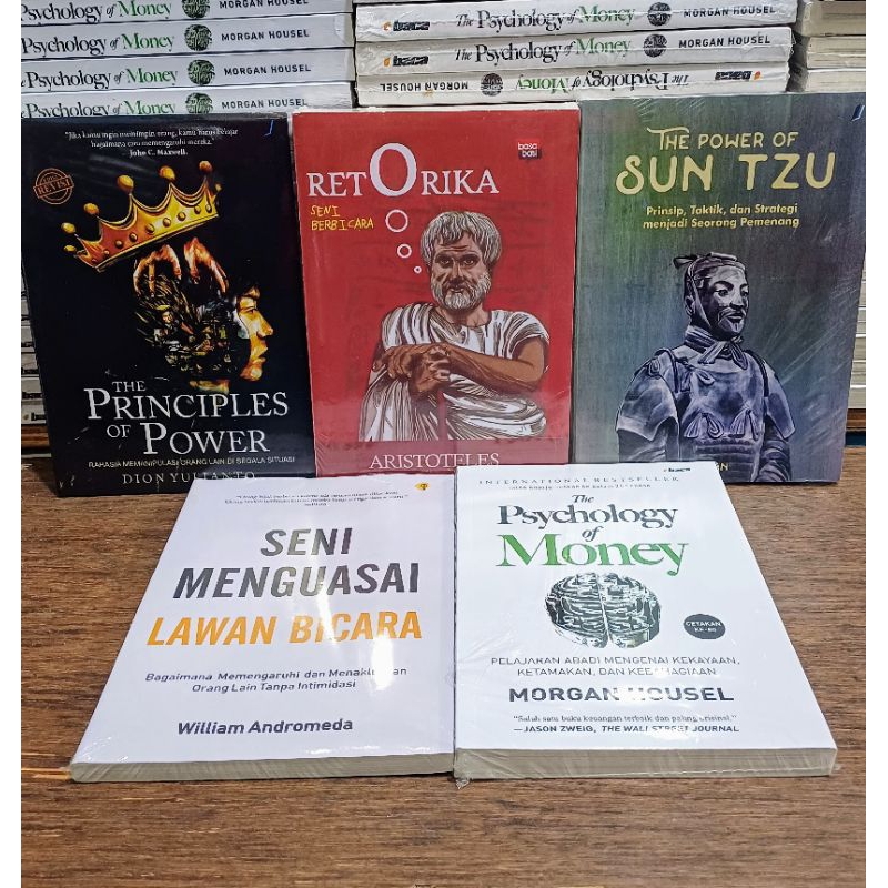Jual Paket 5 Buku Retorika The Principle Of Power The Power Of Sun Tzu