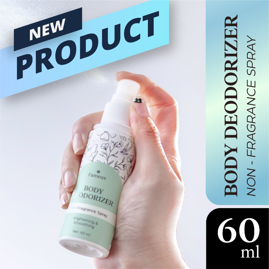Jual Fameux Body Deodorizer - Whitening & Smoothing (Non fragrance ...
