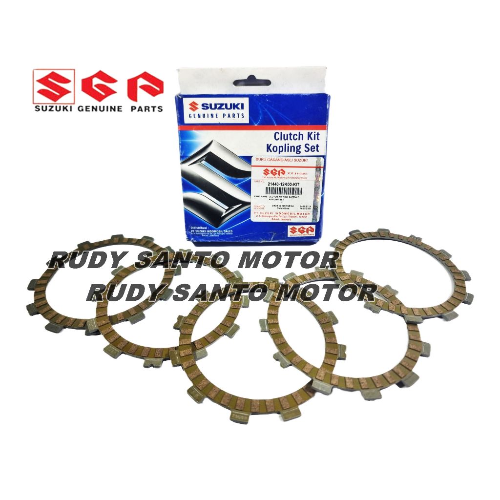 Jual Kampas Kopling Suzuki Satria Fu Injeks GSX 150R Original SGP 21440-12K00-KIT ORI SGP ...