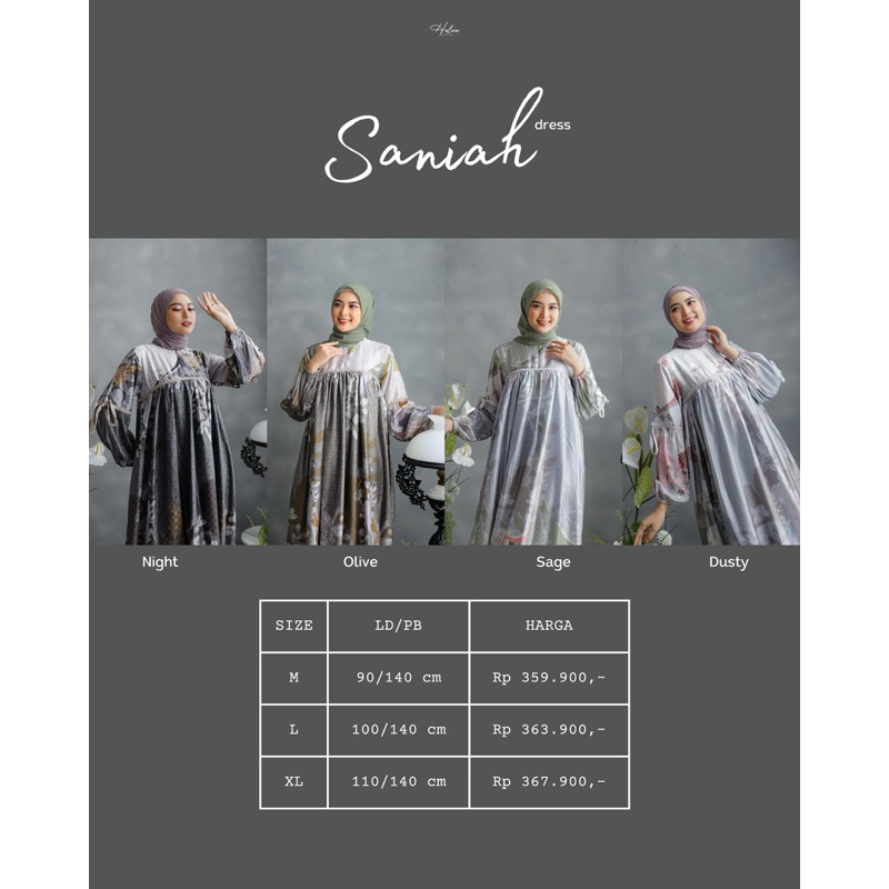 Jual Saniah dress by Halwa | Shopee Indonesia