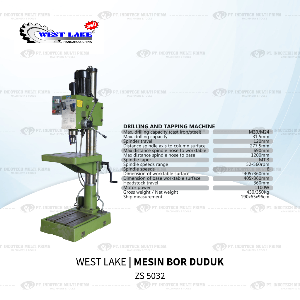 Jual Westlake ZS5032 100% Asli, Mesin Bor Duduk, Drilling Tapping ...