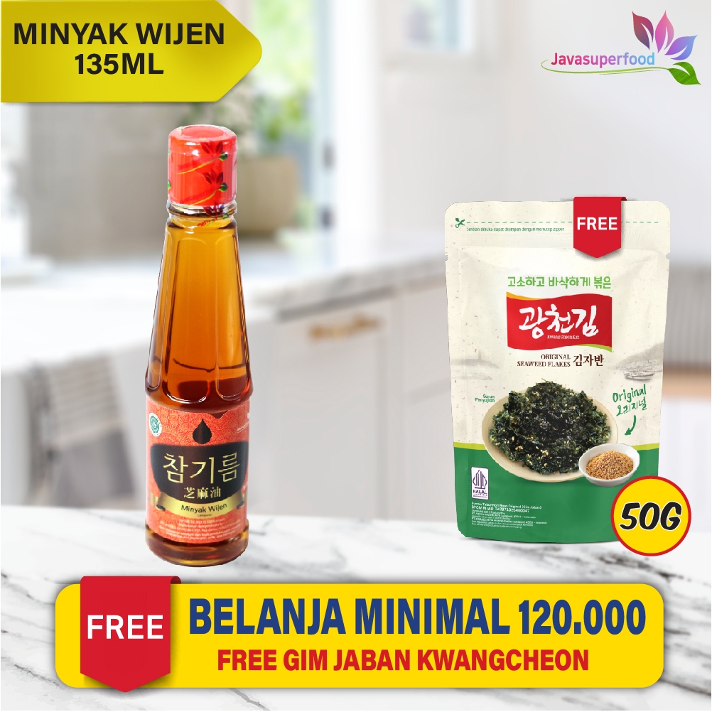 Jual MINYAK WIJEN JAVA SUPER FOOD 135 ML / SESAME OIL KOREA HALAL ...