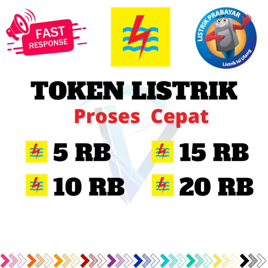 Jual Token Listrik PLN Nominal 5K 10K 15K 20K 50K | Shopee Indonesia