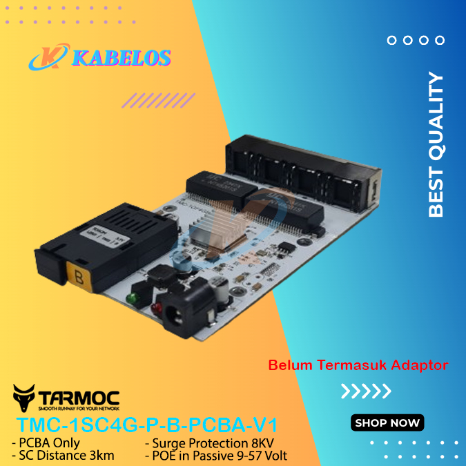 Jual Tarmoc TMC-1SC4G-P-B-V1-PCBA | Media Converter Switch 1SC 4LAN / 1 ...