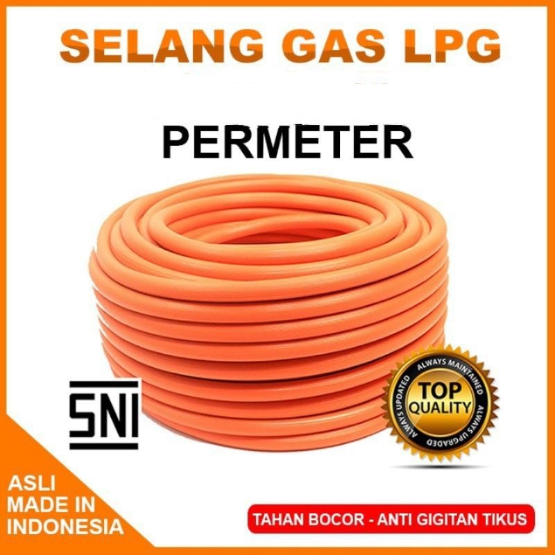 Jual SELANG GAS ORANGE/KUNING SELANG GAS DENGAN PANJANG1/2/3/4/5 METER ...