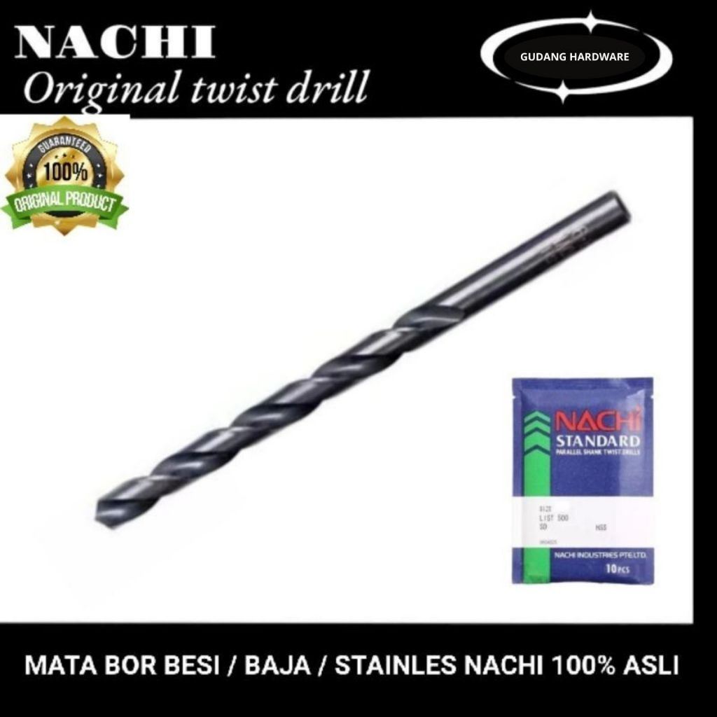 Jual nachi mata bor besi / baja / Stainles ( 100% garansi asli - awas barang palsu ) | Shopee ...