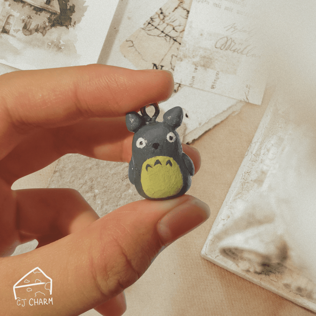 Jual Totoro Keychain / Keychain / Gantungan Kunci Gibli / Clay Keychain ...