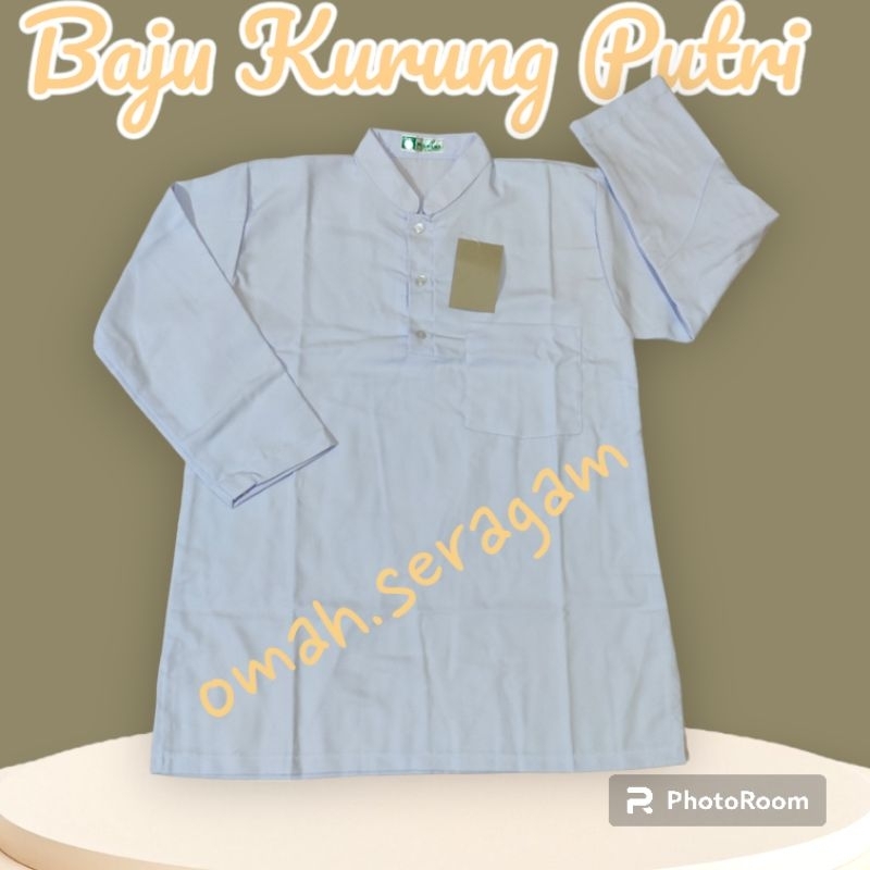 Jual Baju Kurung putri kancing 3 lengan panjang / baju kurung banat ...