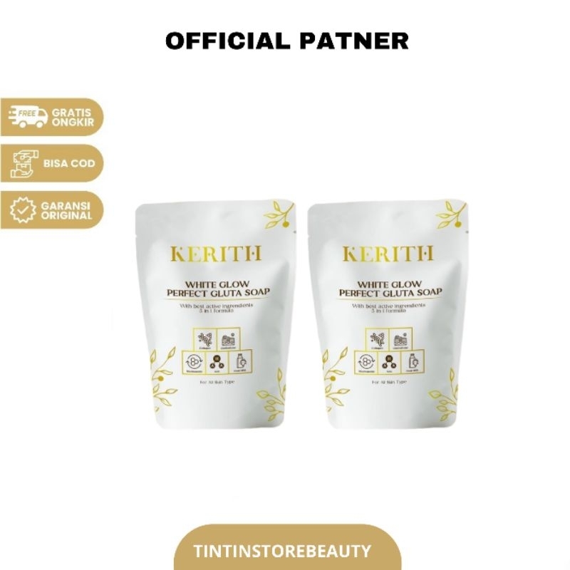 Jual READY KERITH - White Glow Perfect Gluta Soap 60ml | Shopee Indonesia