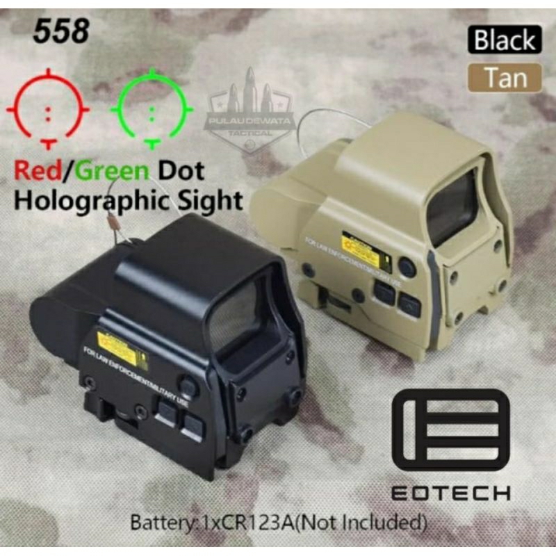 Jual EOTECH Holosight 558 XPS3-2 Marking Red Green Dot Sight QD | Shopee Indonesia