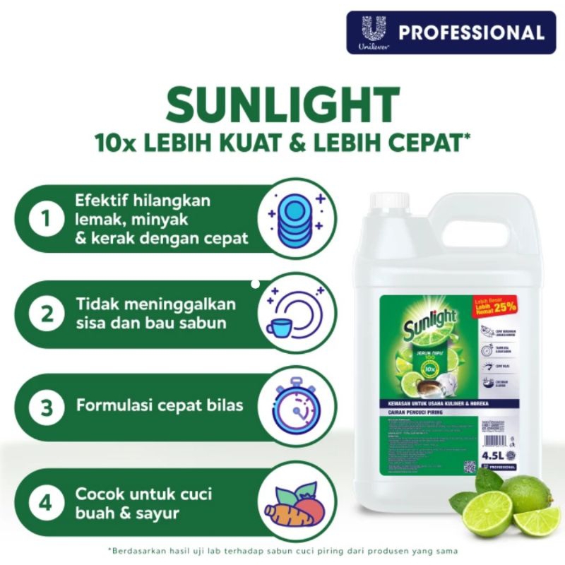 Jual PROMO Sabun Sunlight 5 Liter / Sabun Cuci Piring 1Liter Sunlight ...
