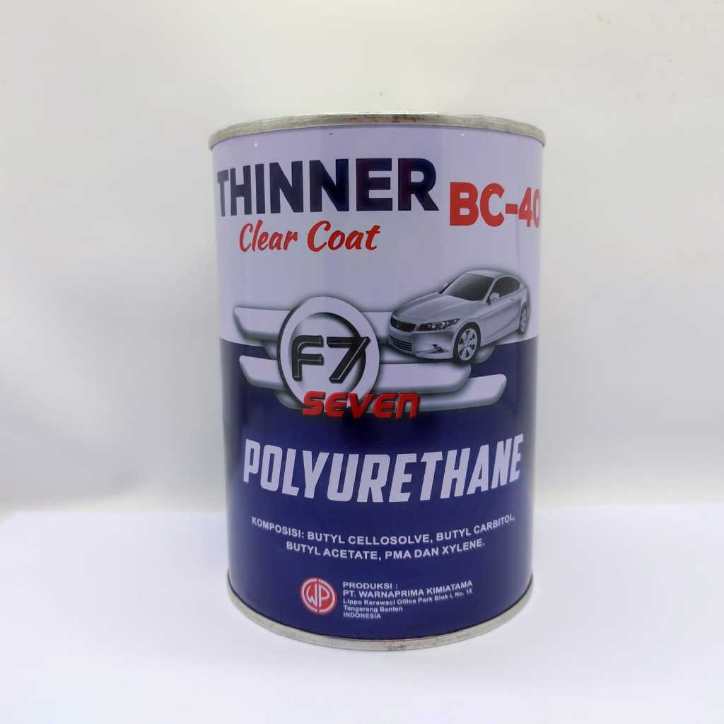 Jual Thinner PU F Seven Clear Coat BC 40 - Pengencer Cat 1Liter | Shopee Indonesia