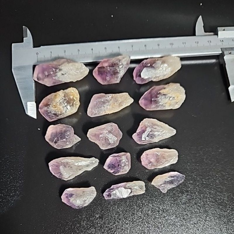 Jual Amethyst Natural Tooth Point Brazil Batu Alam Asli 100 grams ...