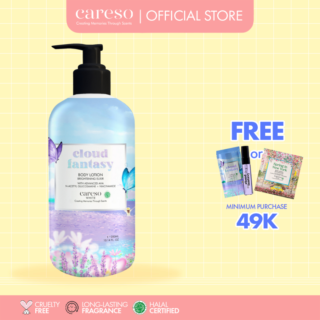 Jual CARESO - Body Lotion - Cloud Fantasy 300ML | Shopee Indonesia