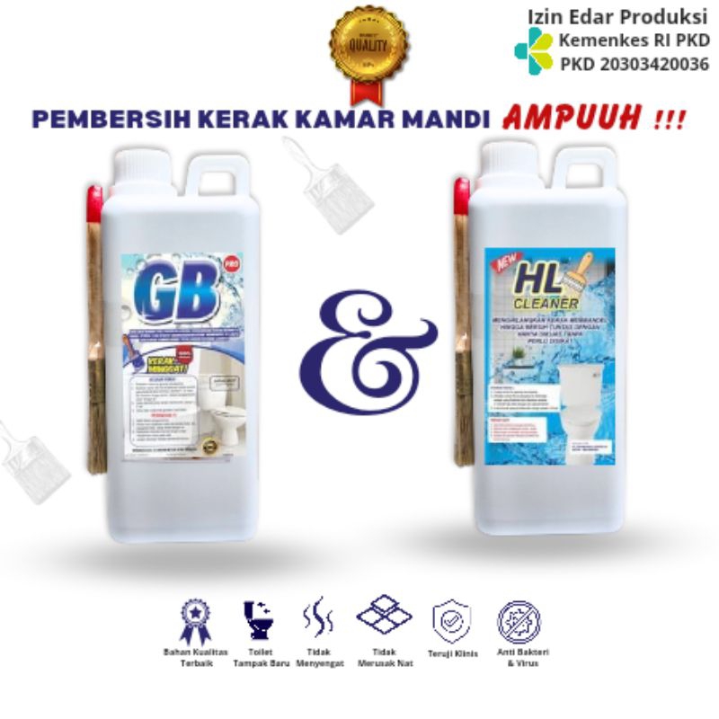Jual Gb pro dan HL cleaner Pembersih Toilet Kerak Keramik Porselen ...