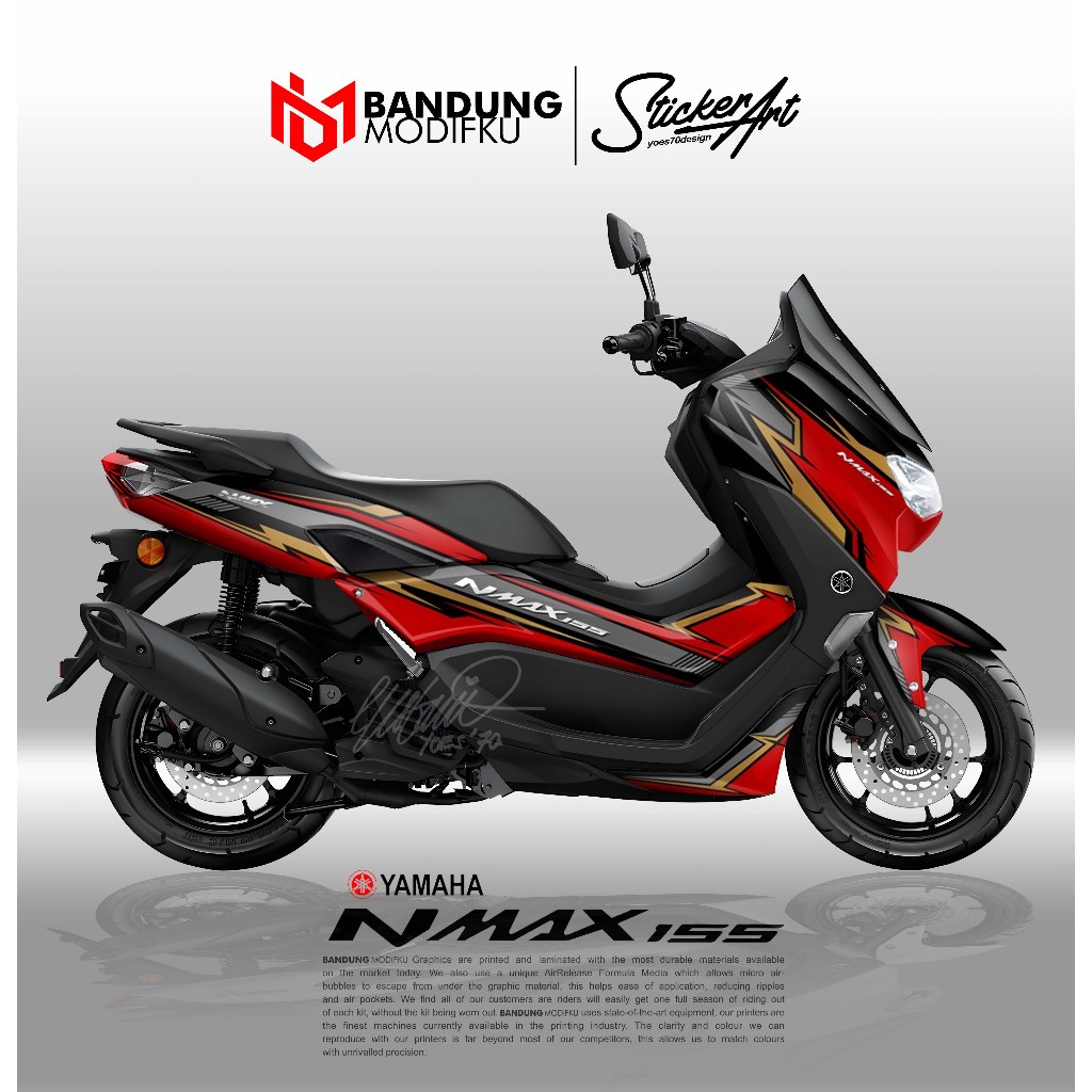 Jual STICKER MOTOR NMAX NEW - MOTIF C - DECAL NMAX 2020 2021 2022 NEW ...
