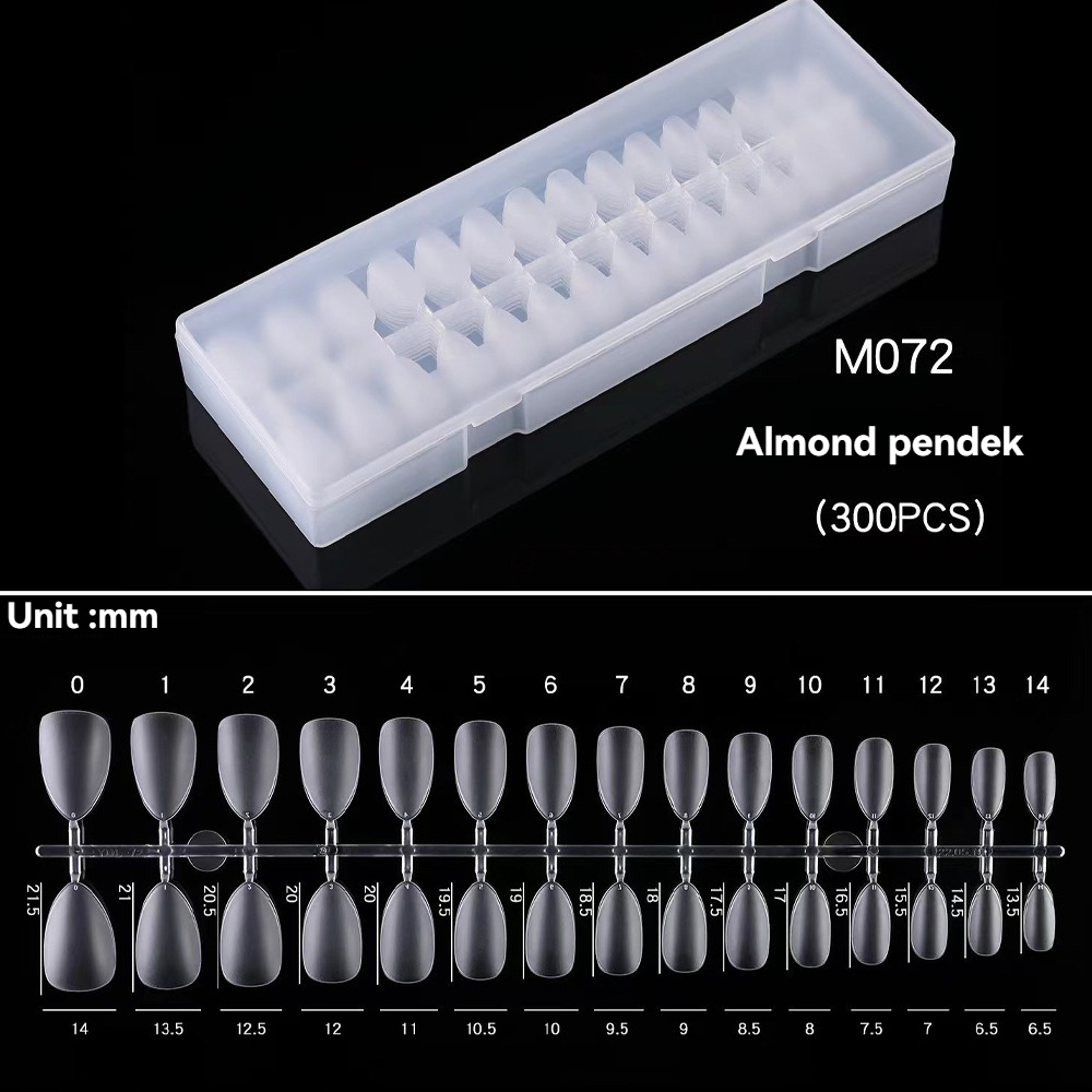 Jual Rainbow Soft Gel Tip Scrub Terasa 420 Pcs Full Buff Nail Extension ...