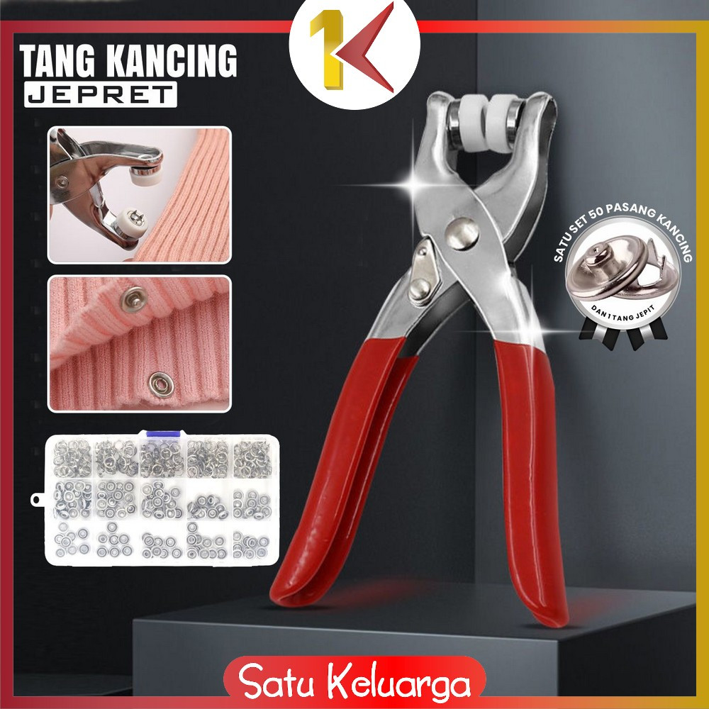 Jual SK-C1036 Set Tang Kancing Snap Serbaguna / Tang Alat Pasang Press ...
