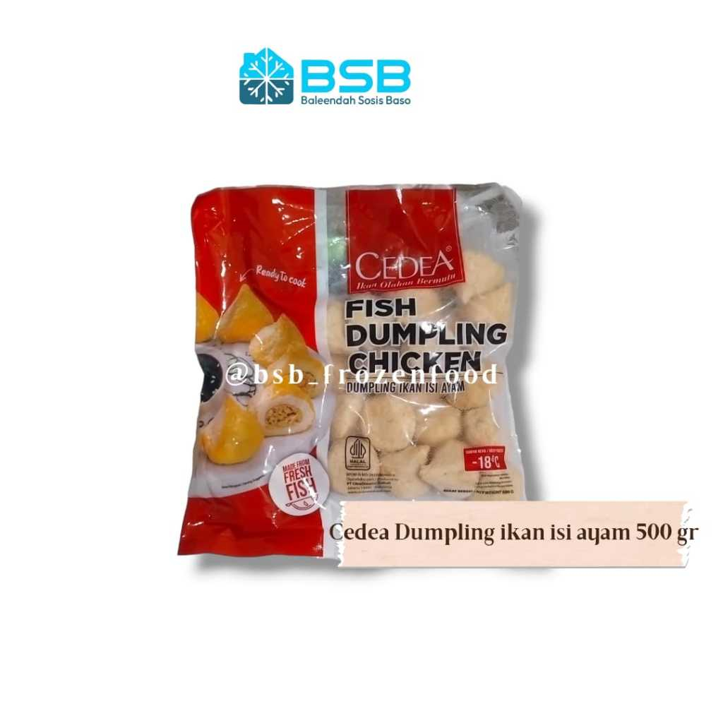 Jual CEDEA FISH DUMPLING CHICKEN 500 GR / Dumpling Isi Daging Ayam ...