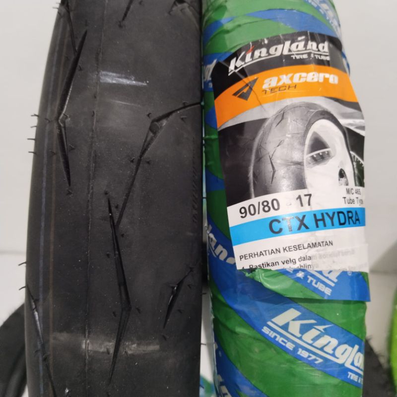 Jual Ban luar CTX hydra Kingland 90/80-17 Tubetype (non tubeles ...