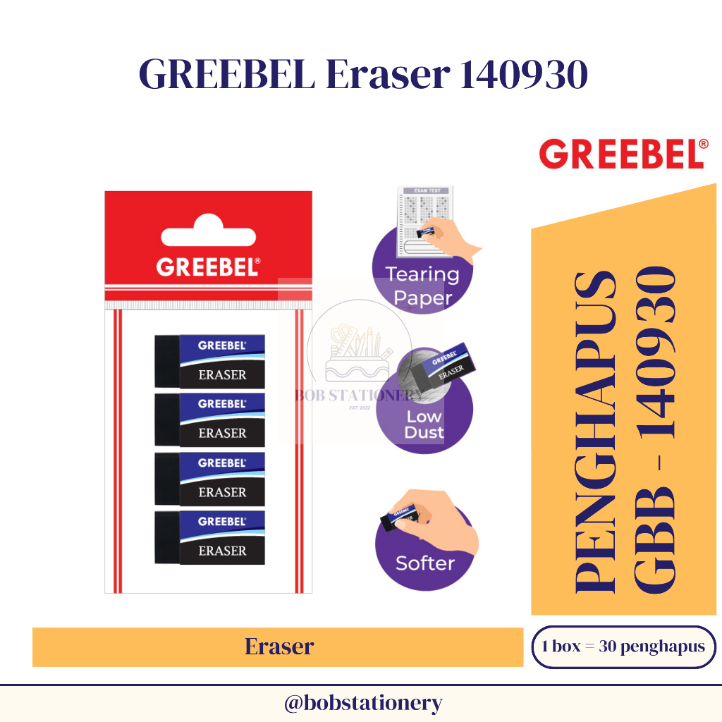 Jual GREEBEL Eraser 140930 Penghapus GBB | Shopee Indonesia