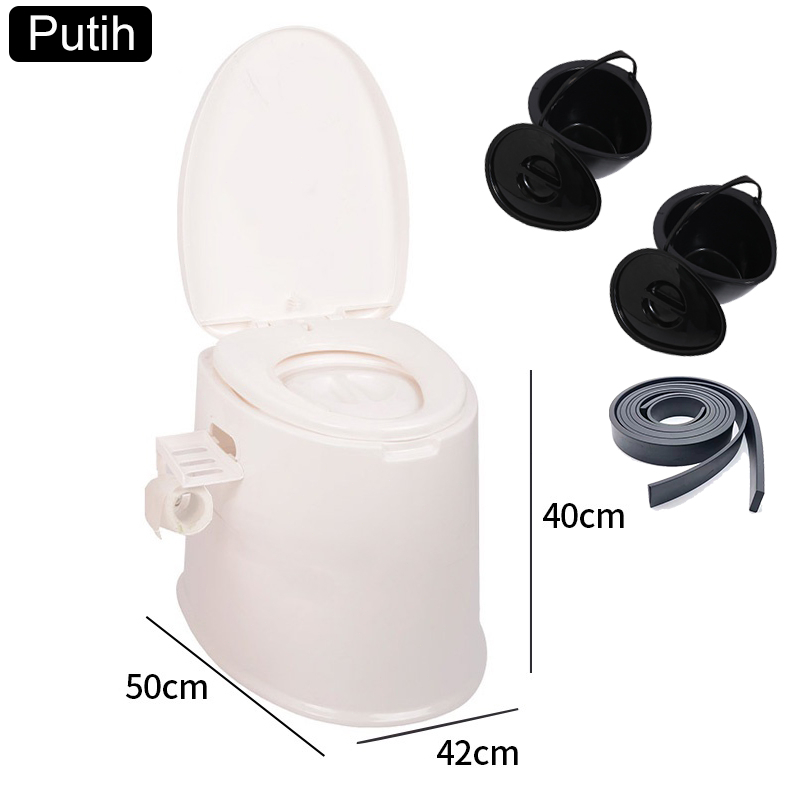 Jual WC Duduk Portable Toilet Duduk Portable Kloset Jongkok Pispot ...