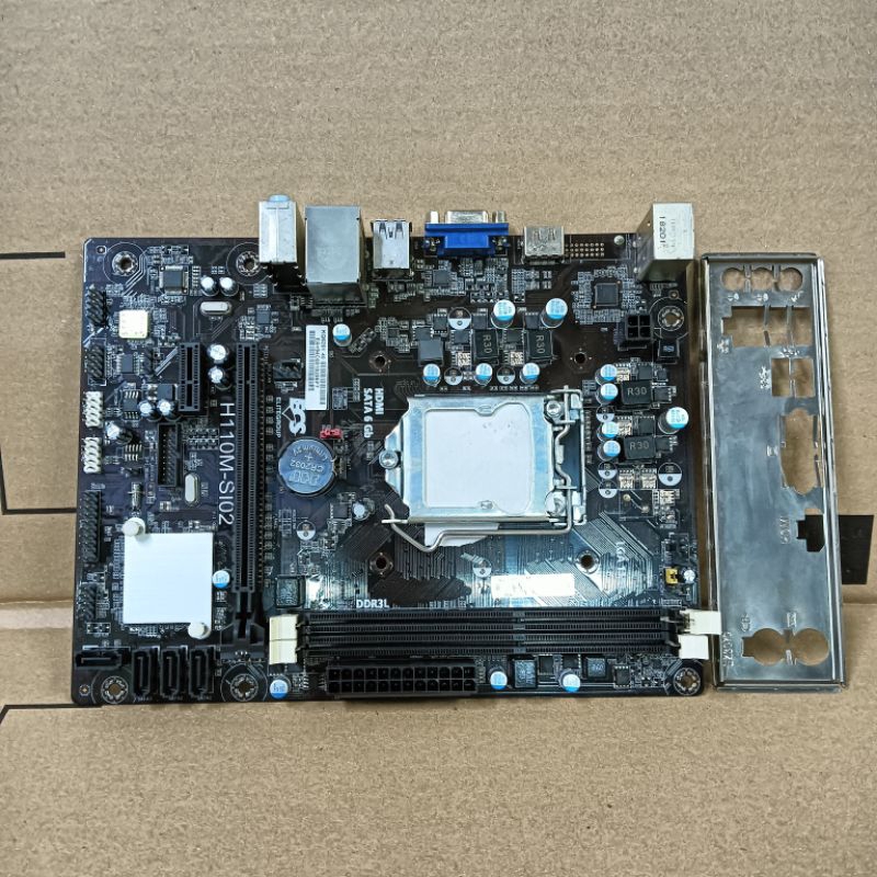 Jual Motherboard ECS H110m-SI02 DDR3 LGA 1151 | Shopee Indonesia