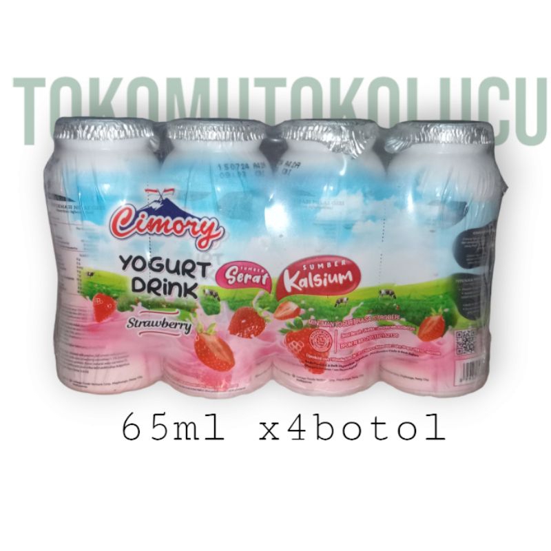 Jual cimory yogurt drink 65ml x 4botol | Shopee Indonesia