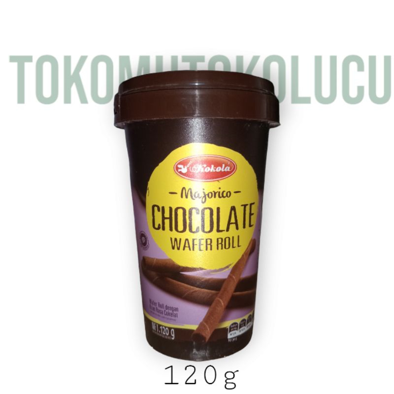 Jual kokola majorico chocolate wafer roll 120g | Shopee Indonesia