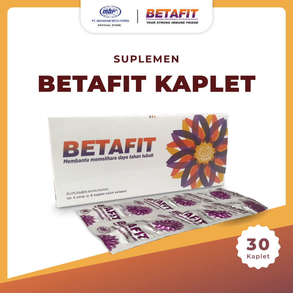 Jual Betafit - Suplemen Vitamin Daya Tahan Tubuh 30 Kaplet | Shopee ...