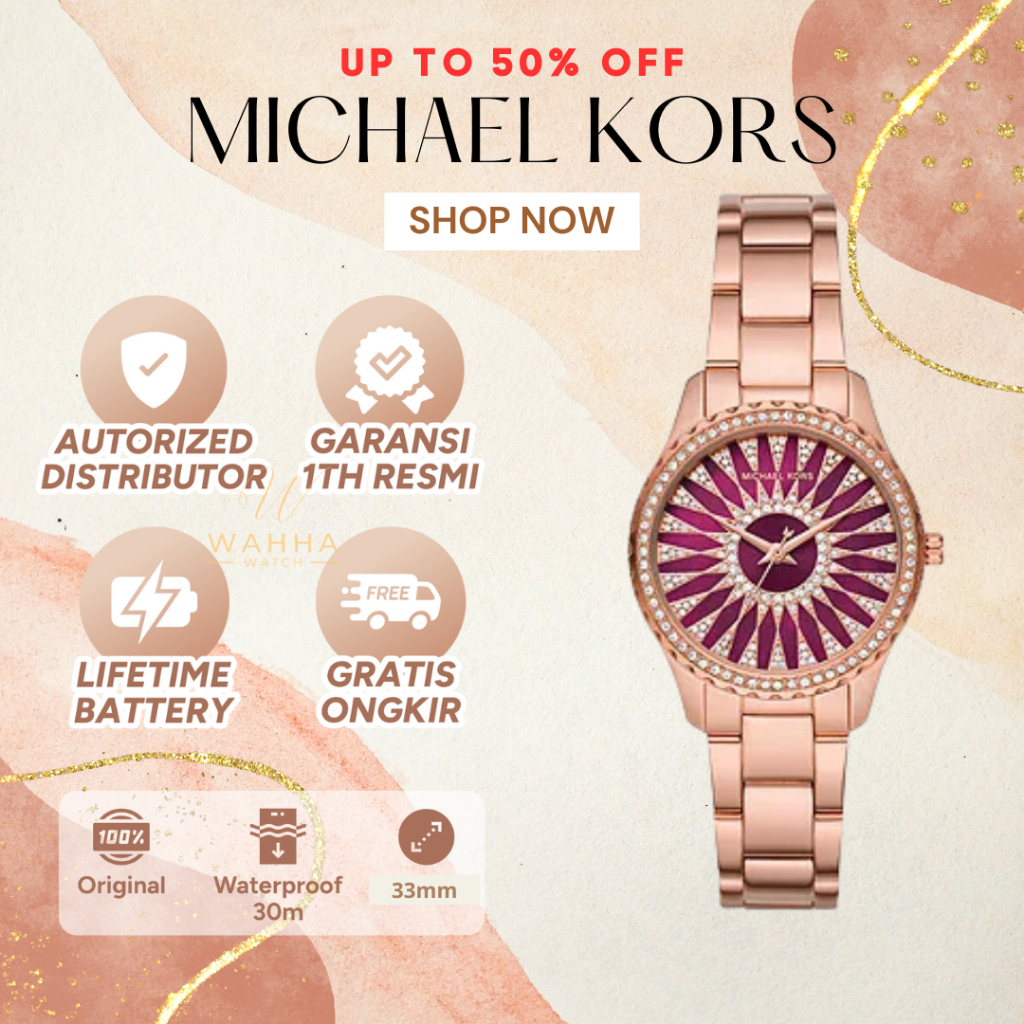 Jual [ORIGINAL]-[COD] Jam Tangan Wanita Michael Kors Layton MK6893 ...