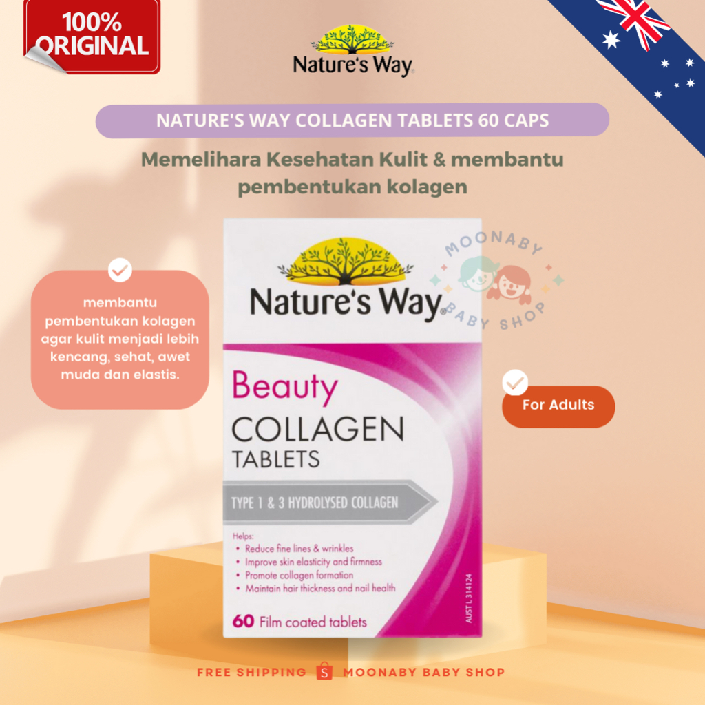 Jual Exp 04/2026 Nature's Natures Way Collagen 60 Tablets | Memelihara ...