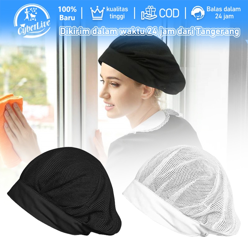 Jual Topi Koki Chef Hairnet Jaring Topi Perawat Topi Chef Dewasa ...