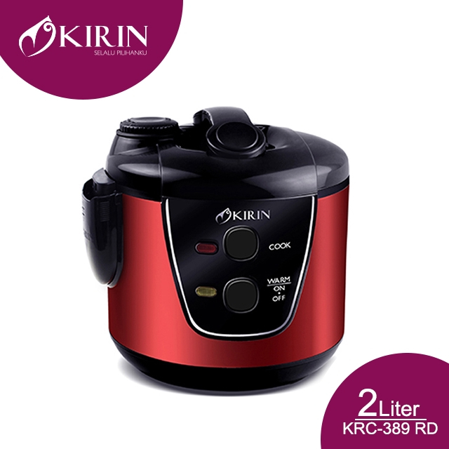 Jual KIRIN Magic Com 2 Liter Rice Cooker - KRC 389 (Red) | Shopee Indonesia