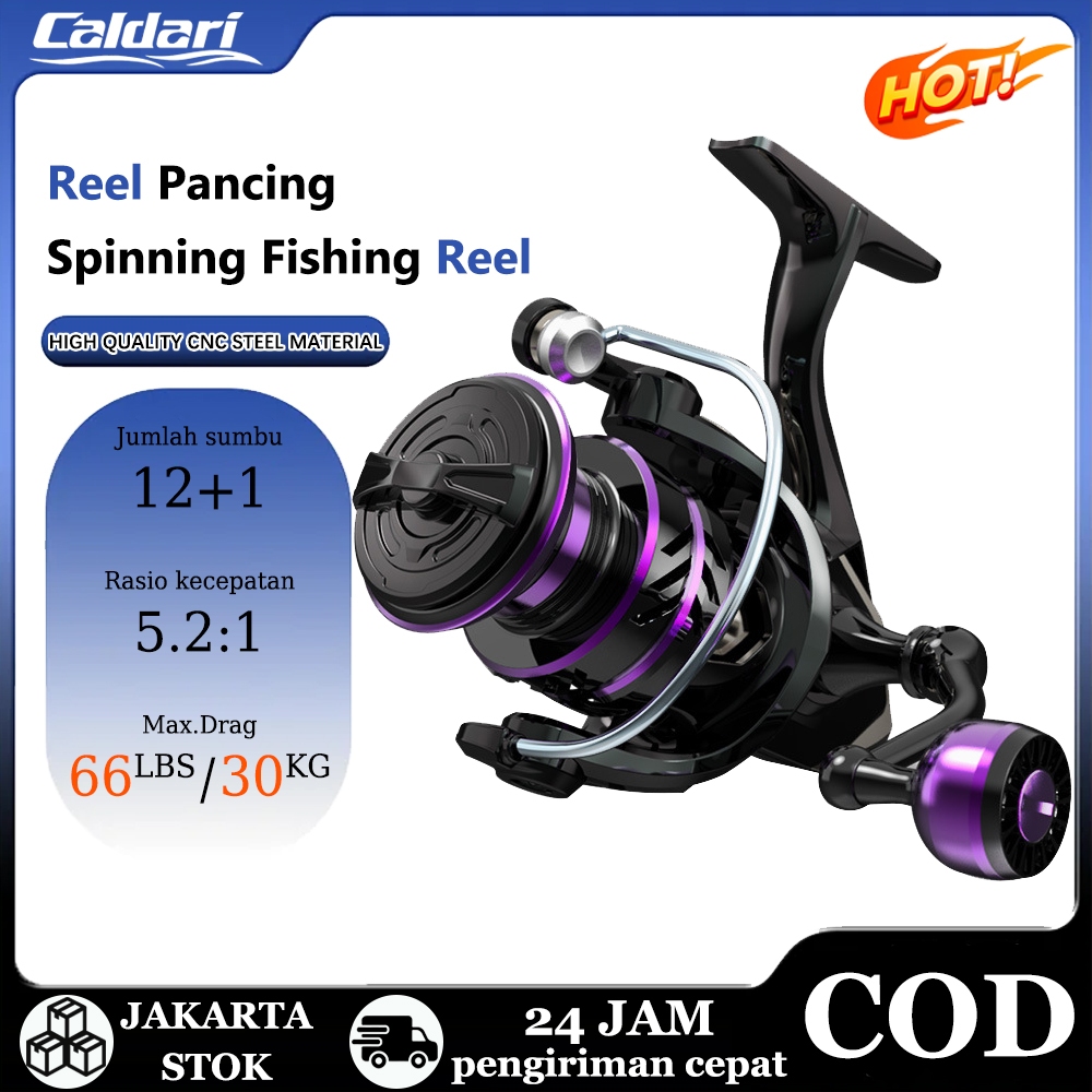 Jual Reel Pancing Fishing Reel HP500-7000 Spinning Reel ALL Metal EVA ...