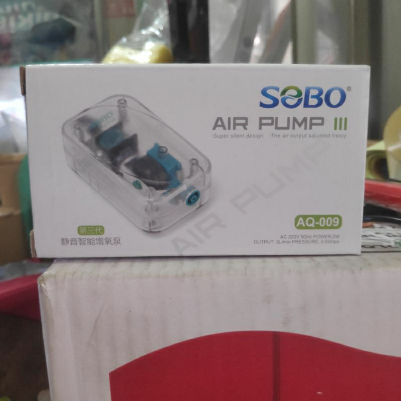 Jual Sobo AQ 009 Super Silent Air Pump Aerator | Shopee Indonesia