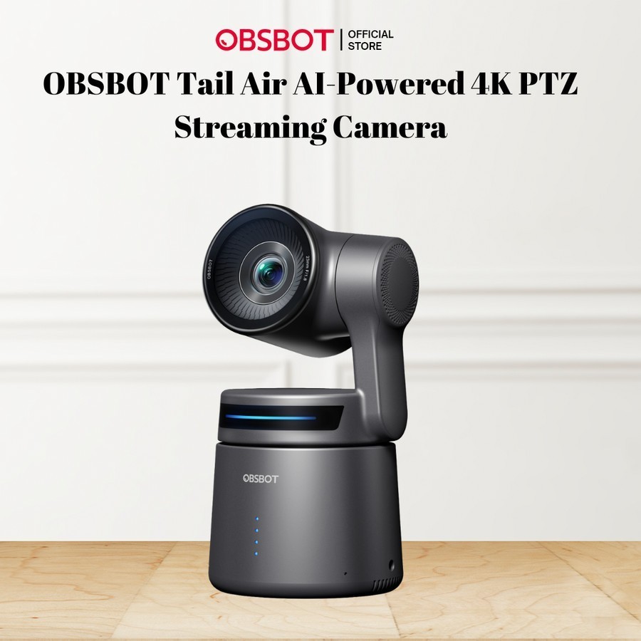 Jual OBSBOT Tail Air AI-Powered 4K PTZ Streaming Camera Webcam Resmi ...
