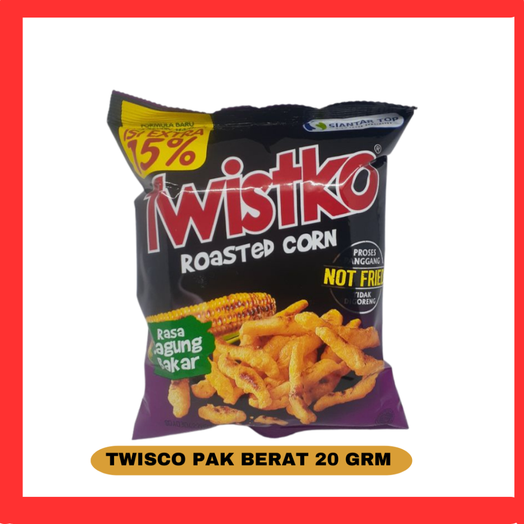 Jual TWISTKO JAGUNG BAKAR 20 GR | Shopee Indonesia