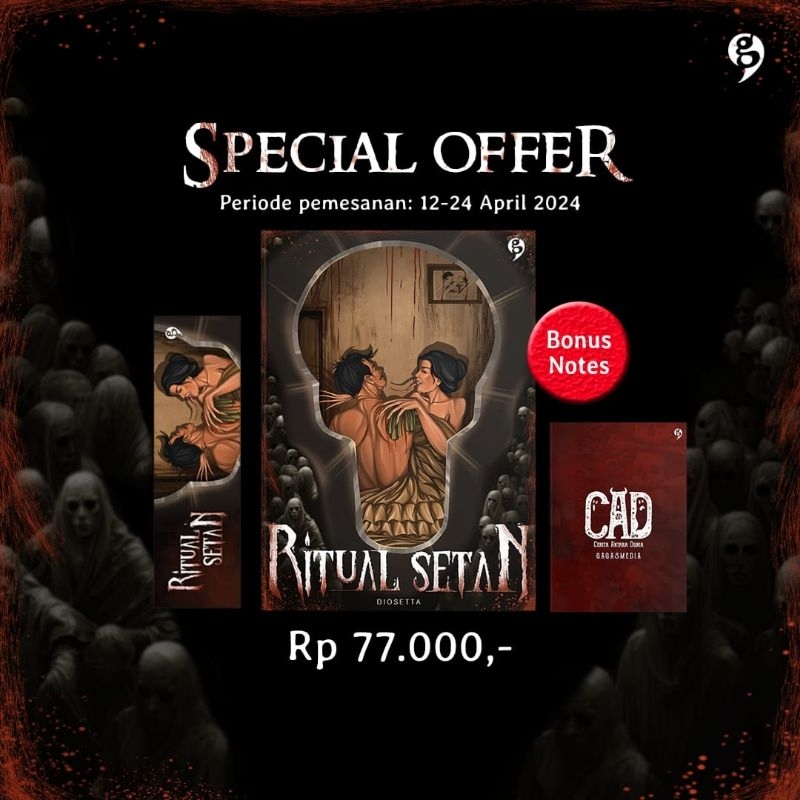 Jual Novel Ritual Setan - Diosetta | Shopee Indonesia
