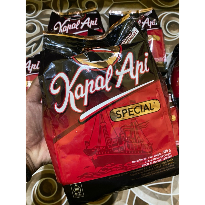 Jual KOPI KAPAL API SPECIAL MERAH 380 gr TERMURAH | Shopee Indonesia