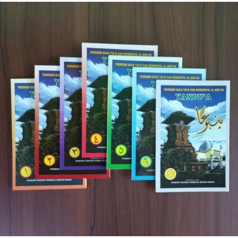 Jual Yanbua Asli Paket Lengkap Jilid 1 sampai 7 (isi 7 buku) Yanbu'a ...