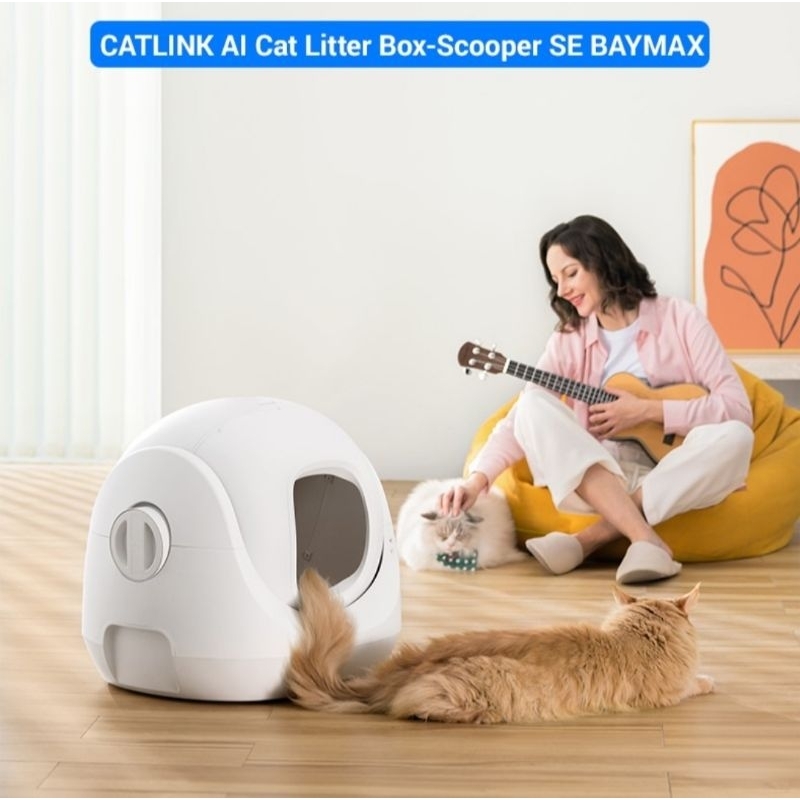 Jual CATLINK - BAYMAX AI Auto Cat Litter Box | Shopee Indonesia