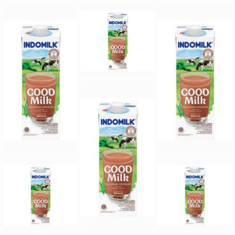 Jual Indomilk Susu Cair UHT Rasa Cokelat / Good Milk Full Cream Chocolate 950 Ml | Shopee Indonesia