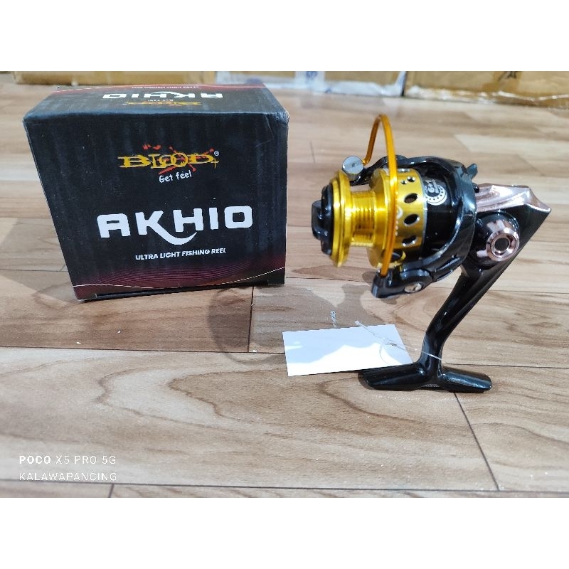 Jual Reel Blood Akhio 800 (Power Handle) (Bonus Kail) | Shopee Indonesia