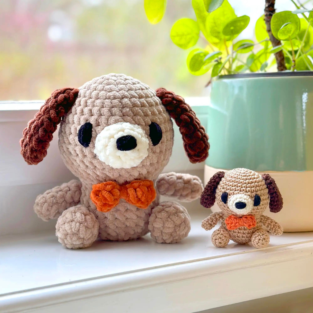 Jual [CROCHET KIT] Casper The Dog with Pattern and Video Tutorial ...