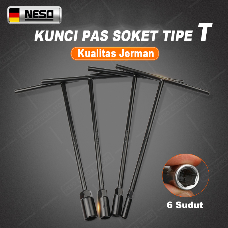 Jual NESO Kunci T 8/10/12/14 mm Kunci COD pas soket perbaikan T-Type Wrench Kunci Sok Sock ...